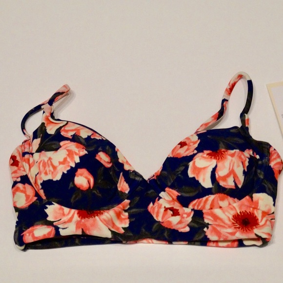 Tori Praver Swimwear | Swim | Floral Pullover Underwire Longline Bikini ...